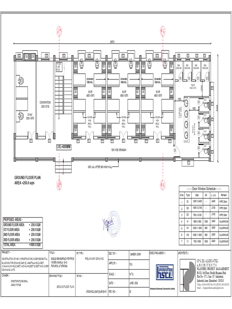 Tender Drawings E-045 | PDF | Buildings And Structures | Civil Engineering