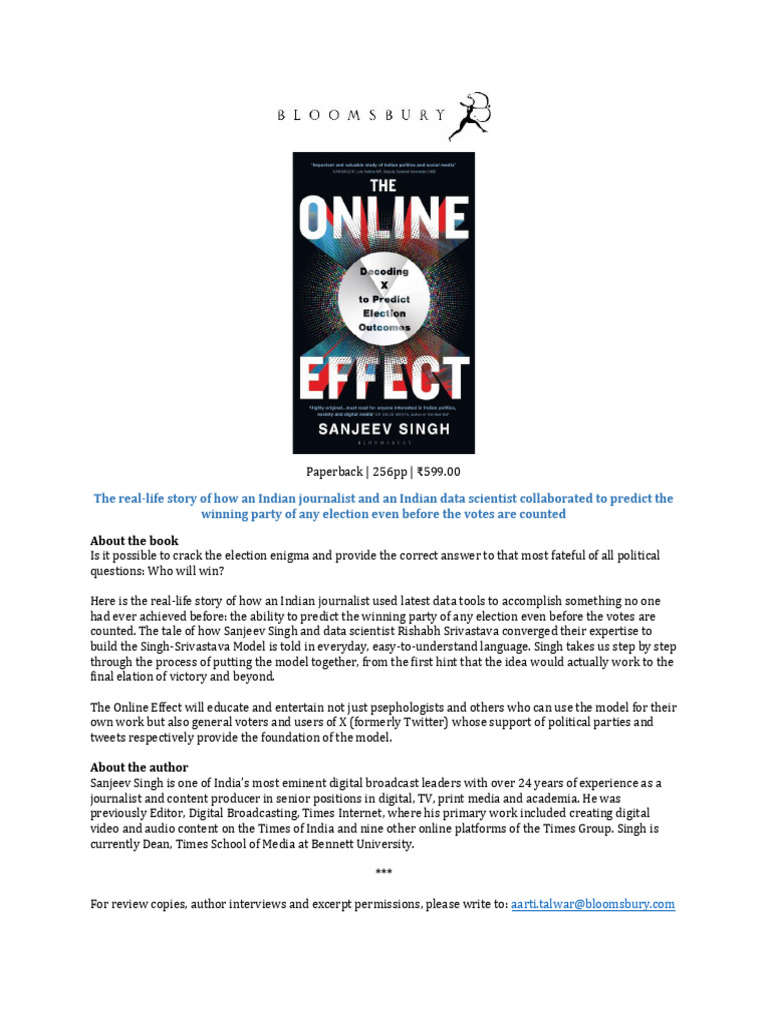 Predicting Election Outcomes with Data | PDF