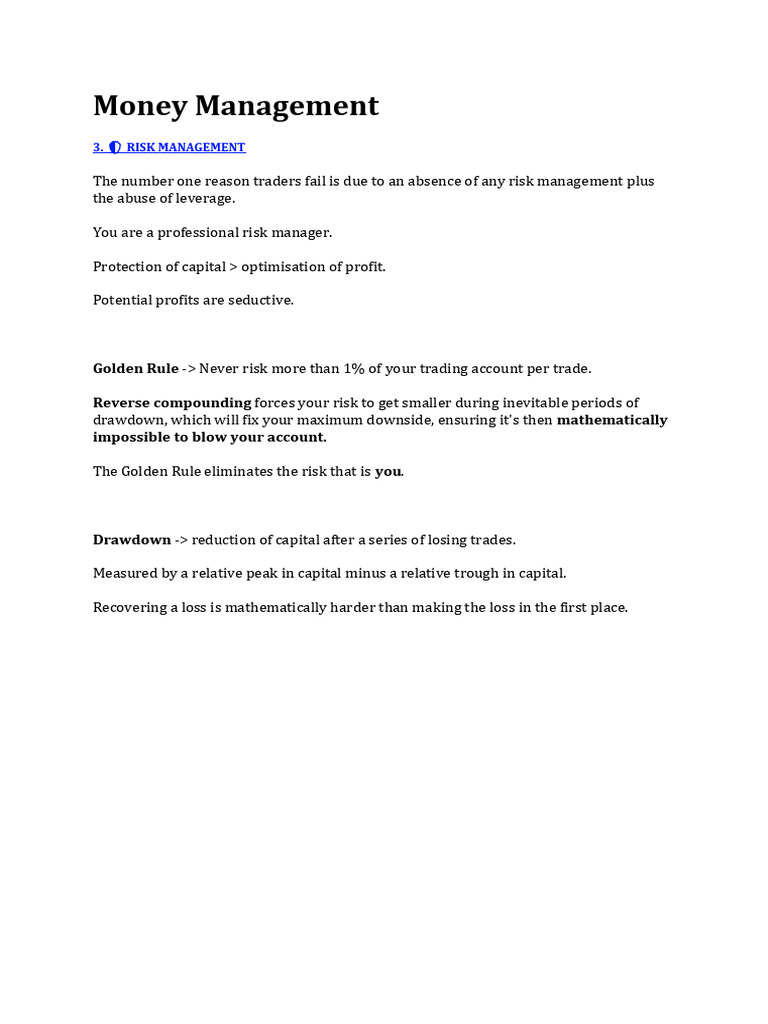 Money Management | PDF