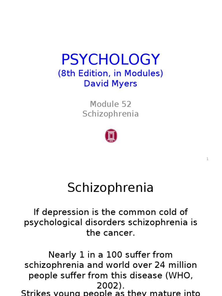 Psychology: (8th Edition, in Modules) David Myers | PDF | Hallucination ...