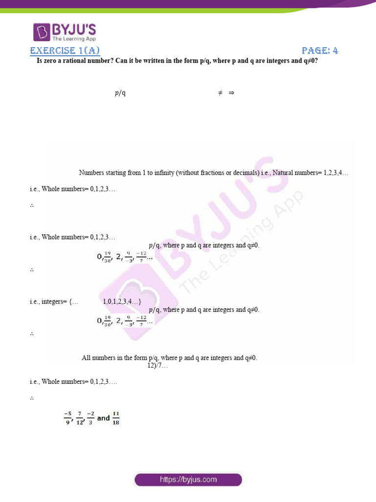 Class 9 Maths: Rational & Irrational Numbers Solutions | PDF | Numbers ...
