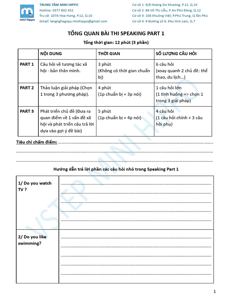 Note Speaking b1 | PDF