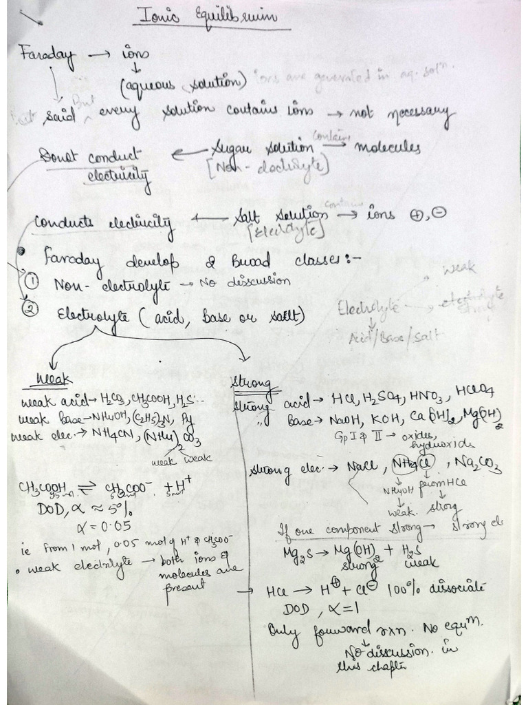 Chemistry Equilibrium Notes | PDF