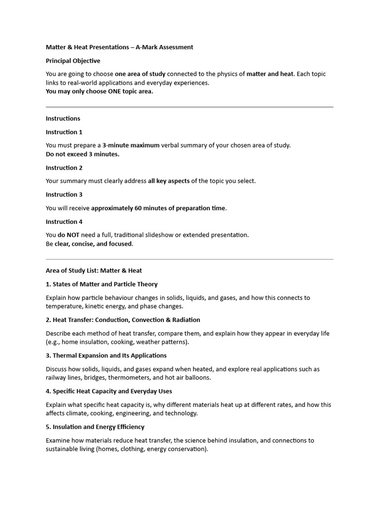 Matter and Heat | PDF