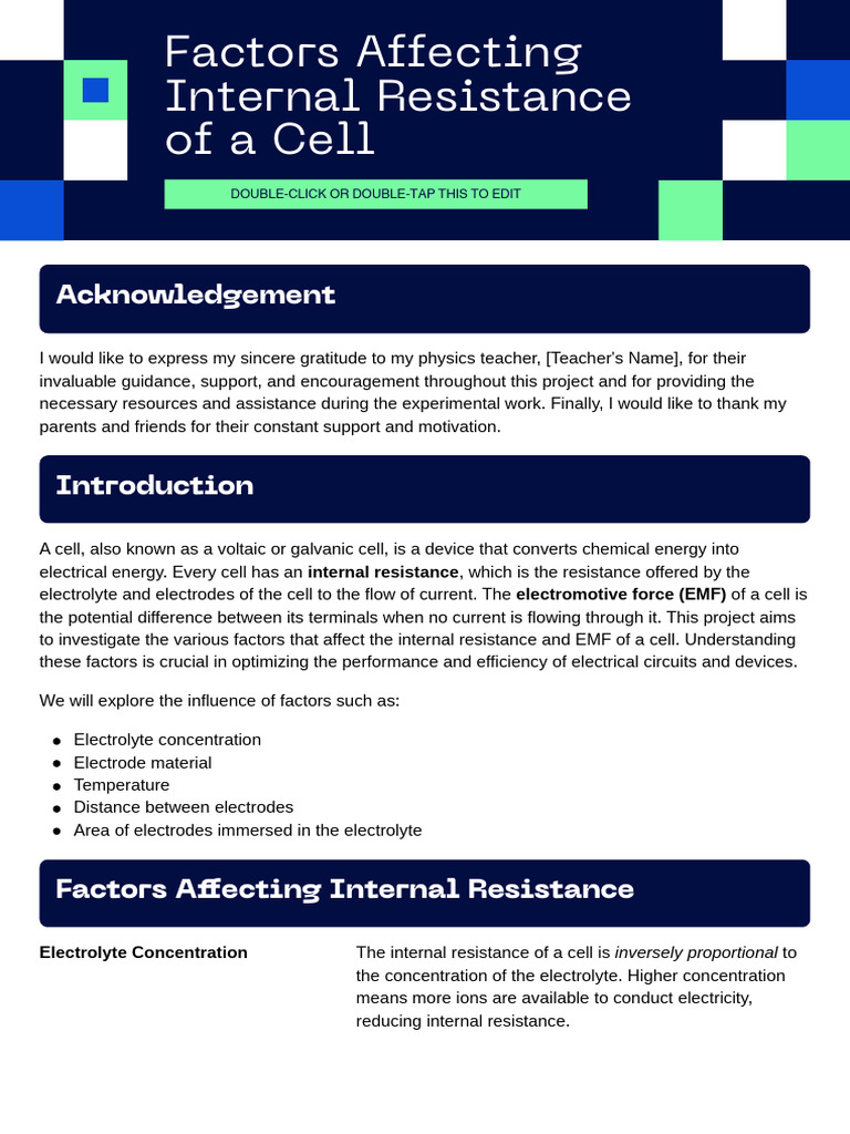 Factors Affecting Internal Resistance of A Cell - 20251218 - 143057 ...