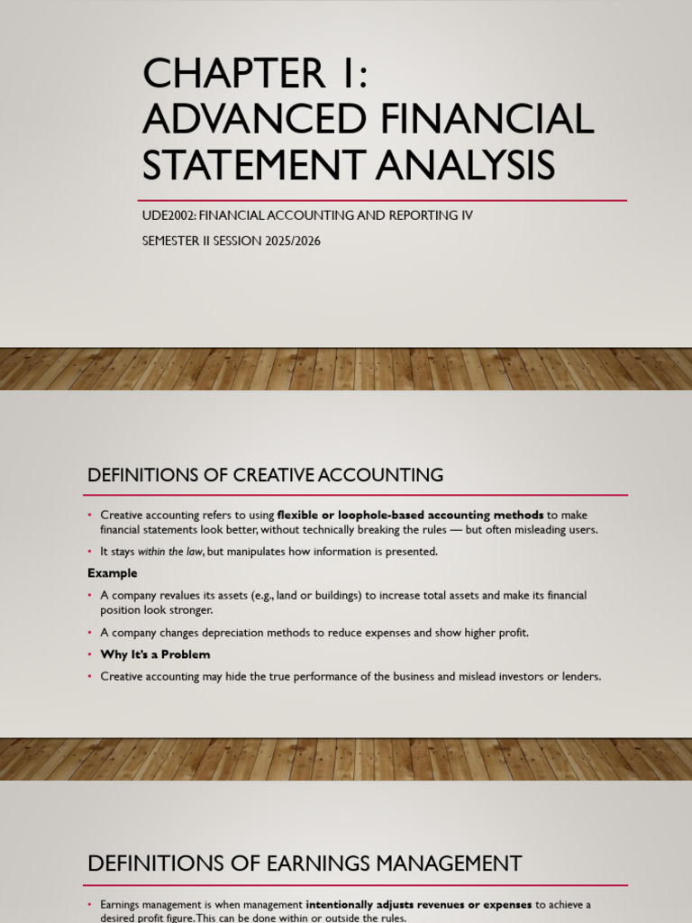 Chapter 1 Financial Statement Analysis | PDF | Equity (Finance) | Revenue