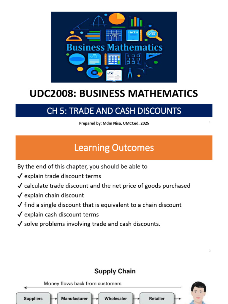 Trade and Cash Discounts Explained | PDF | Discounts And Allowances ...