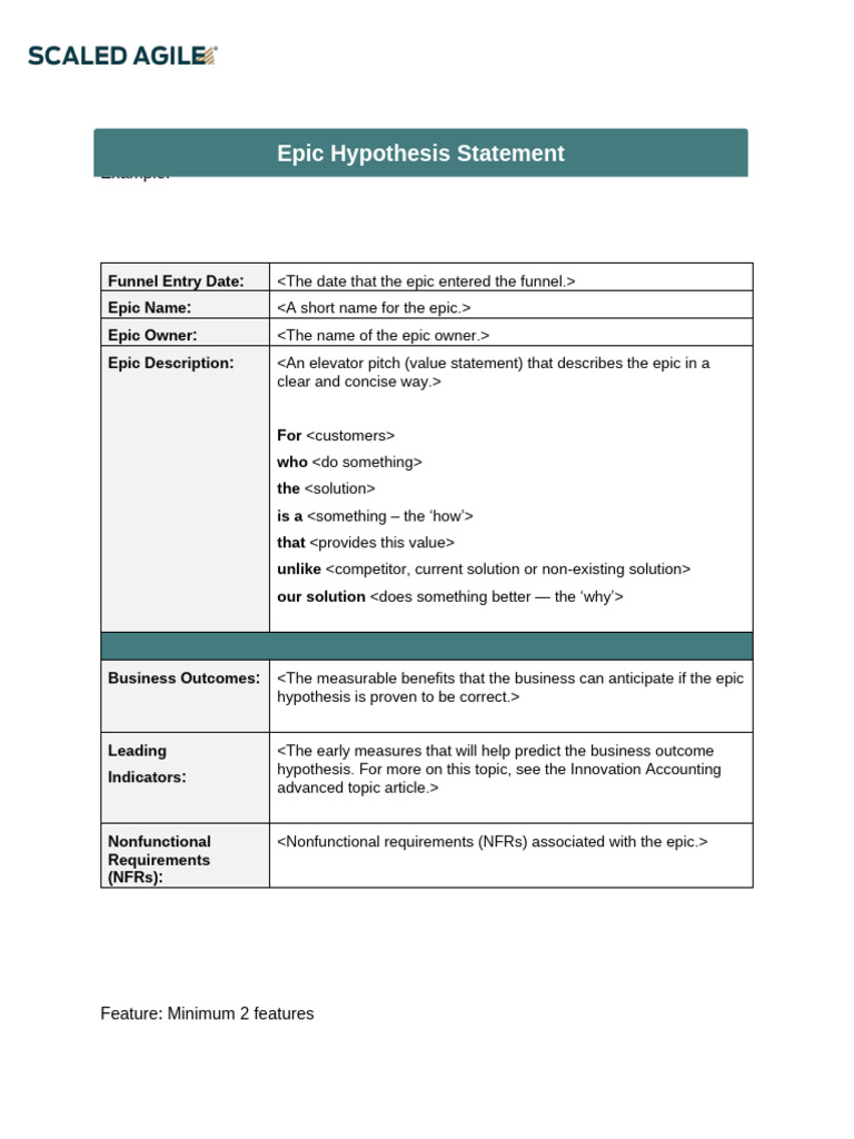 Epic Development Framework Guide | PDF