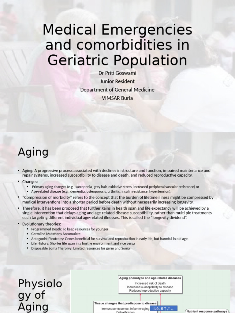 Medical Emergencies and Comorbidities in Geriatric Population | PDF ...