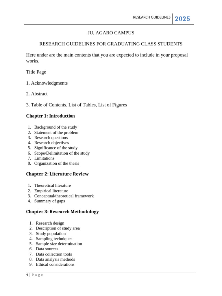 Research Guidelines | PDF