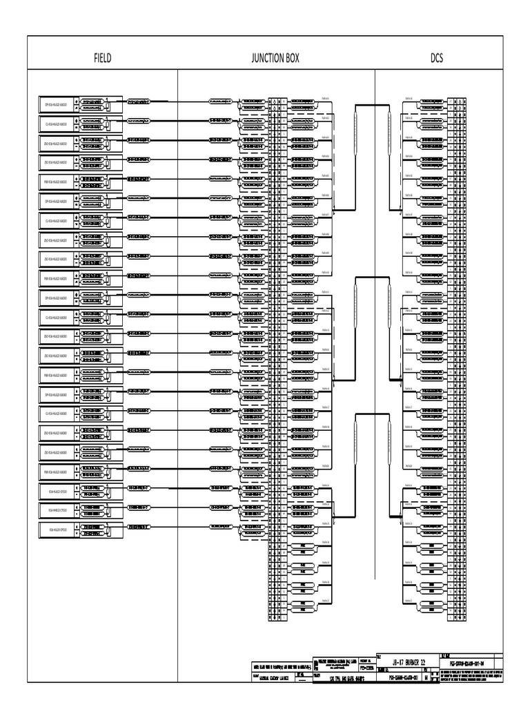 DCS Junction Box and Pair Details | PDF