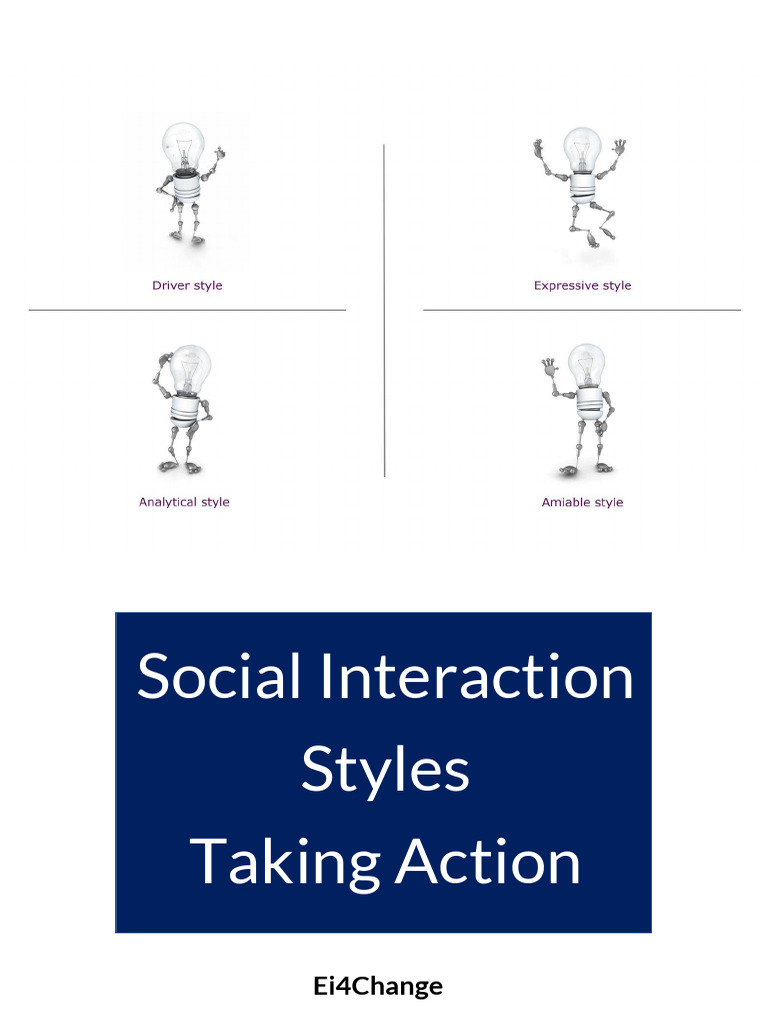 Social Interaction Styles Taking Action | PDF