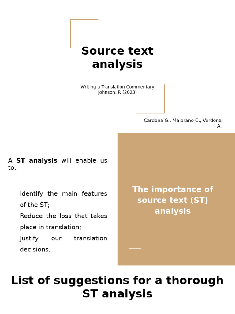Source Text Analysis for Translation | PDF | Translations | Book Design