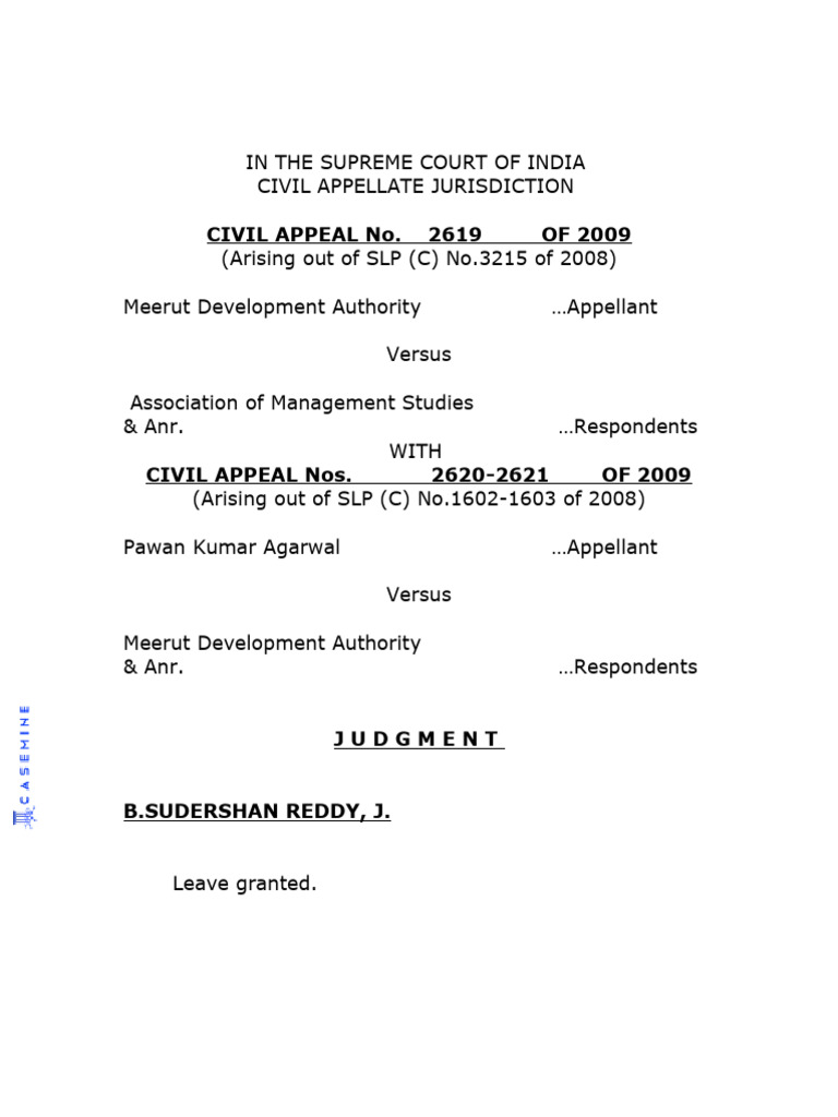 Supreme Court Ruling on Land Allotment Dispute | PDF | Appeal | Auction