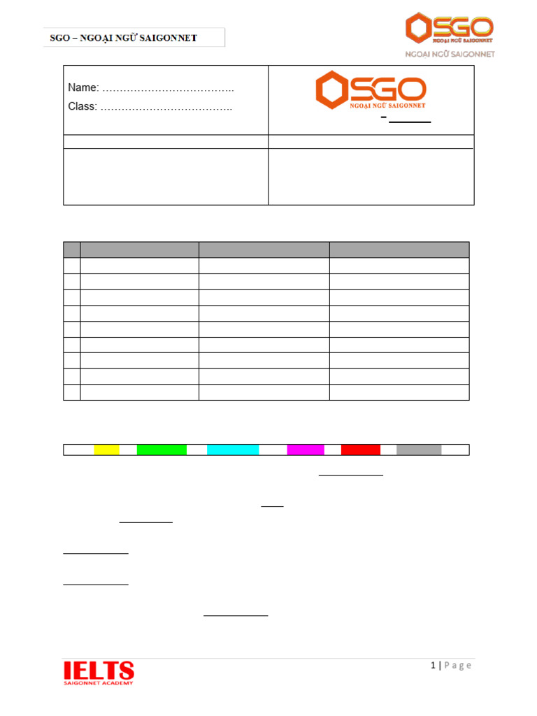 End of Course Test - Writing 1 | PDF | Adjective | Human Communication