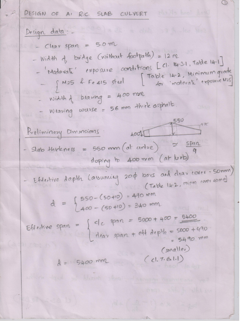 Slab Bridge Analysis | PDF