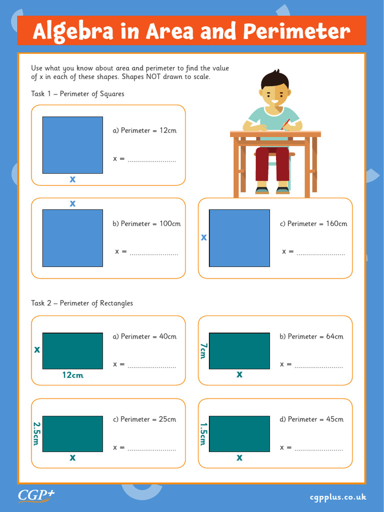Algebra Area and Perimeter (Year 6) | PDF | Area | Length