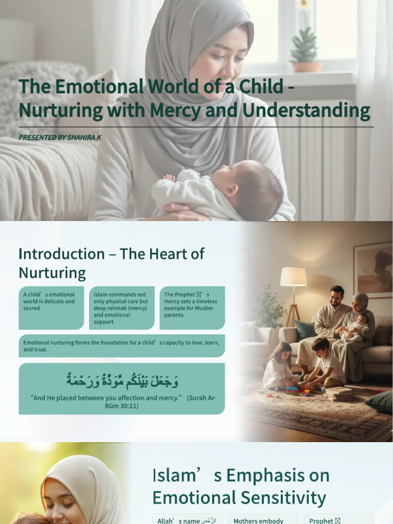Nurturing Children's Emotions in Islam | PDF | Mercy | Love