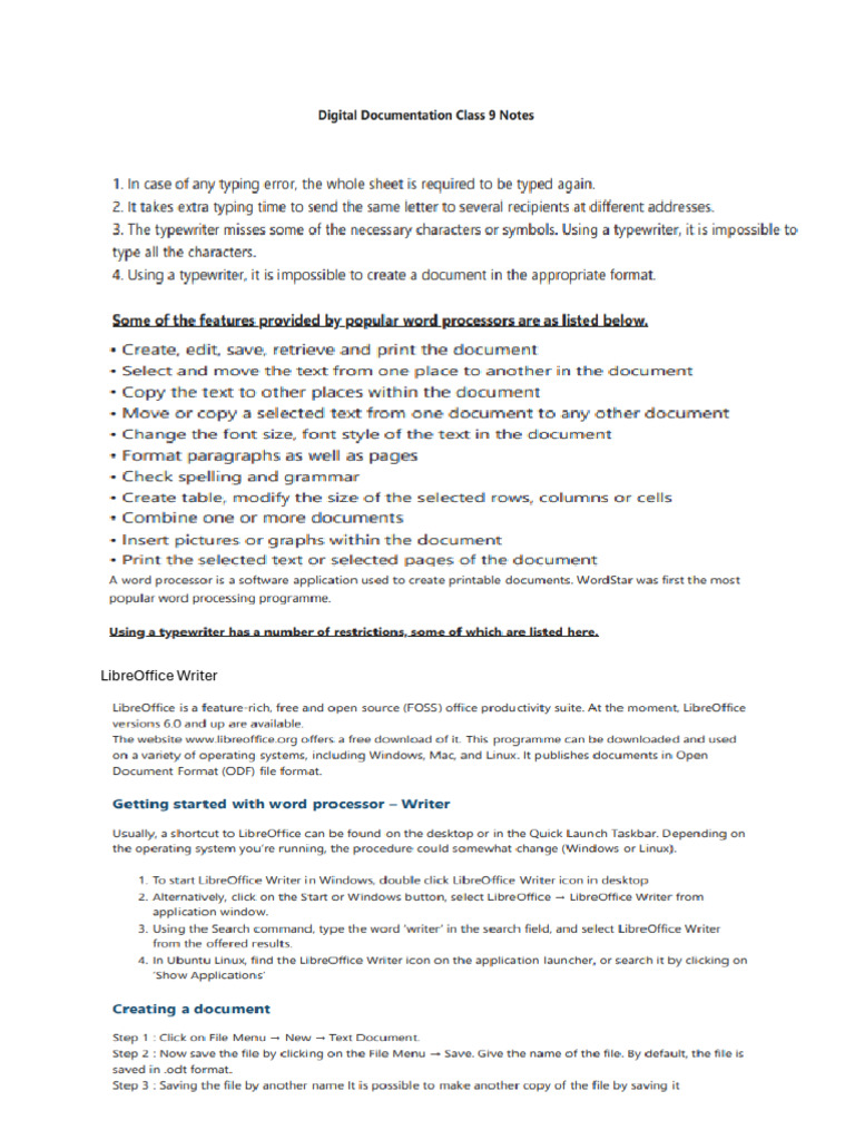 Digital Documentation Notes | PDF