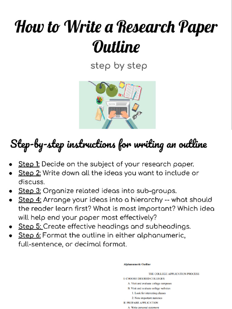 How To Write A Research Paper Outline | PDF