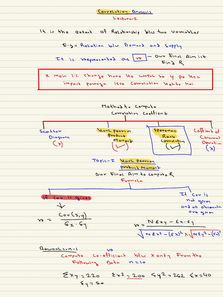 Correlation Analysis | PDF