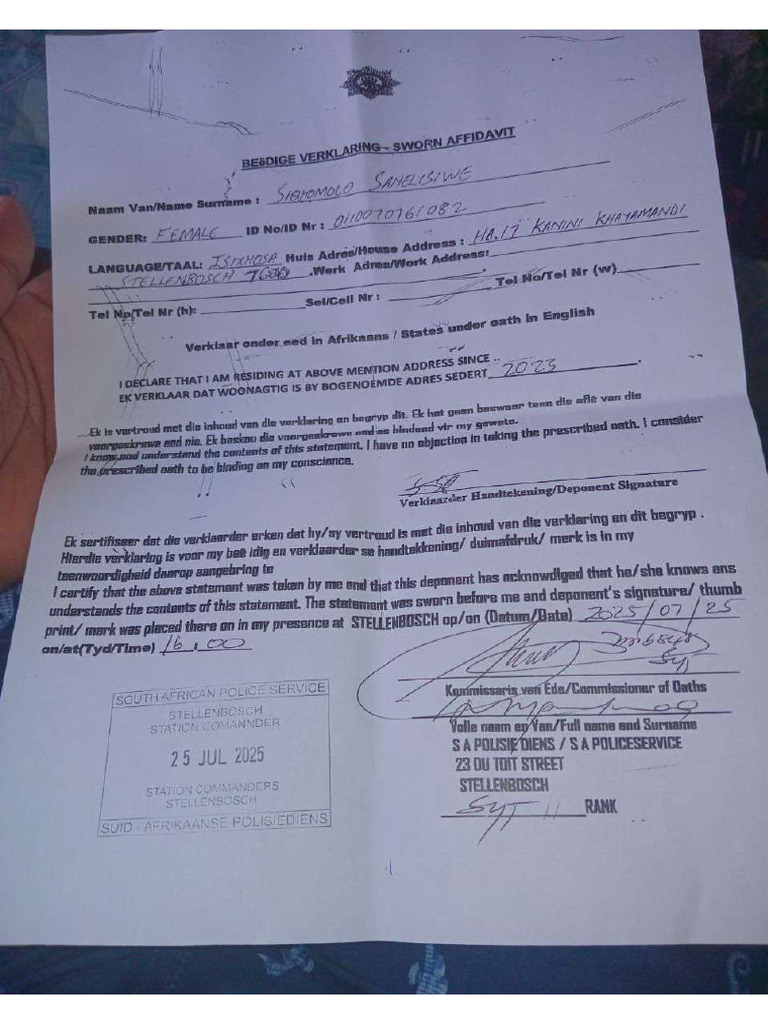 Proof of Residence | PDF