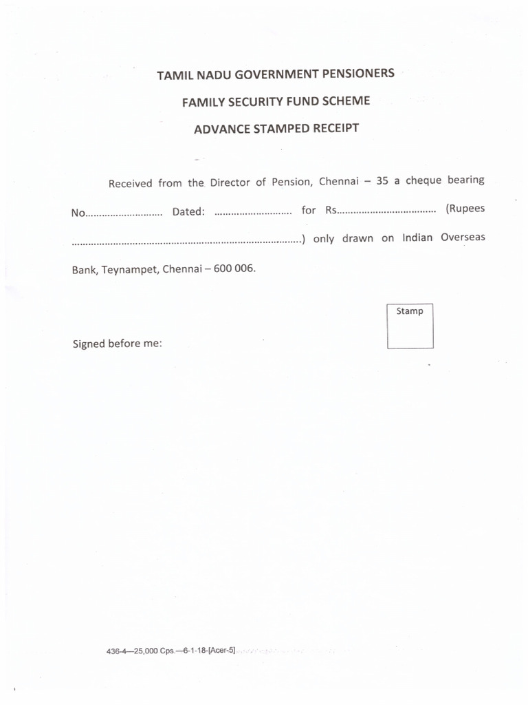 FSF Advance Stamp | PDF