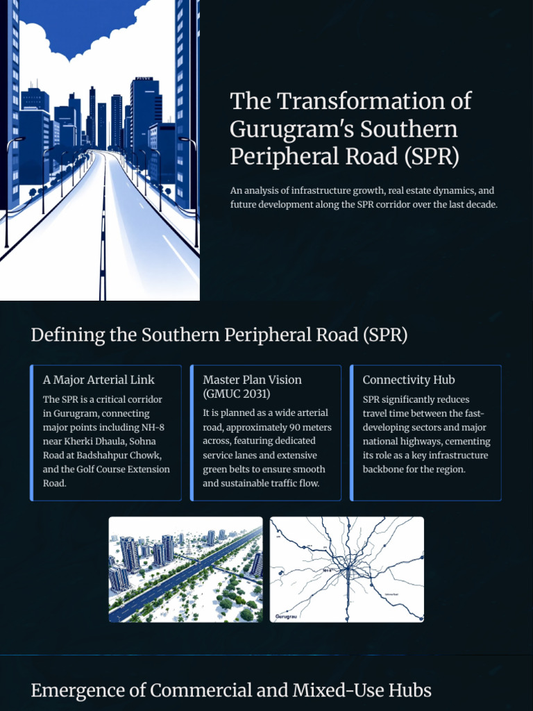 The Transformation of Gurugrams Southern Peripheral Road SPR | PDF