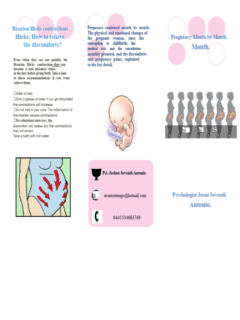 Month-by-Month Pregnancy Guide | PDF | Pregnancy | Uterus