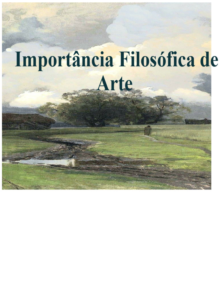 Filosofia e Funções da Arte | PDF | Beleza | Immanuel Kant