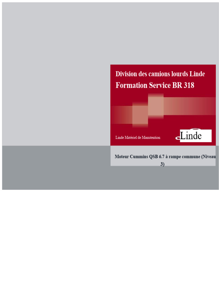 Moteur Cummins QSB 6.7 : Spécifications et Entretien | PDF | Moteur à ...