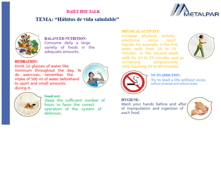 6. Talk 14-02-20. Healthy lifestyle habits | PDF