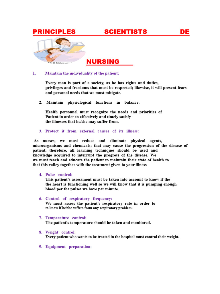 Nursing Care Principles and Practices | PDF | Patient | Nursing