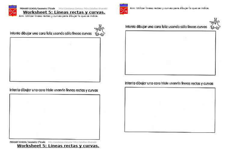 Guías 5. Líneas Rectas y Curvas | PDF