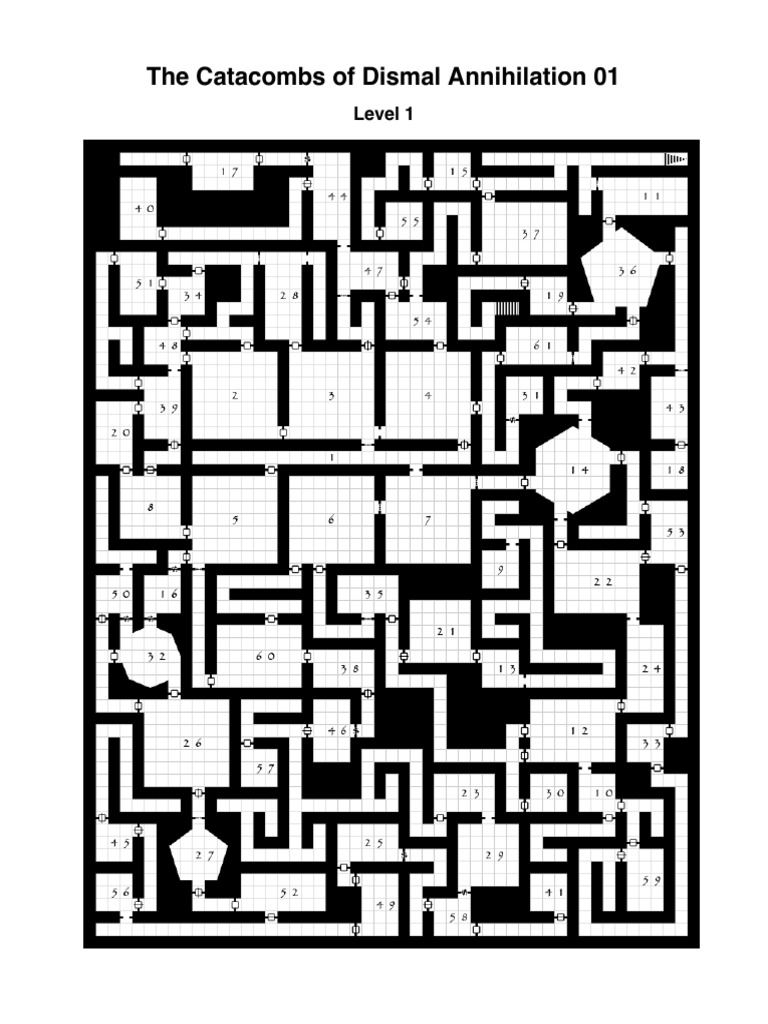 The Catacombs of Dismal Annihilation 01 | PDF