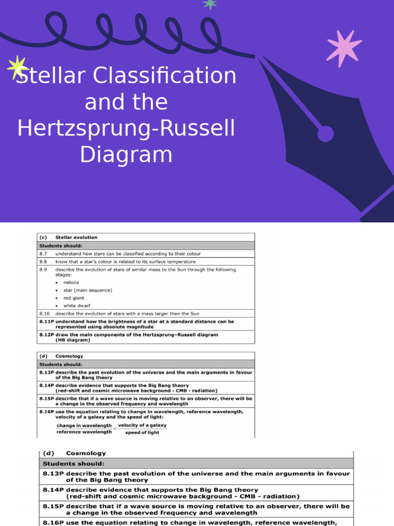 Stellar Classification. | PDF | Stars | Astronomy