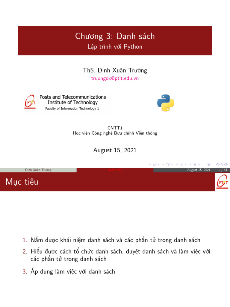 Chapter3 Lists | PDF