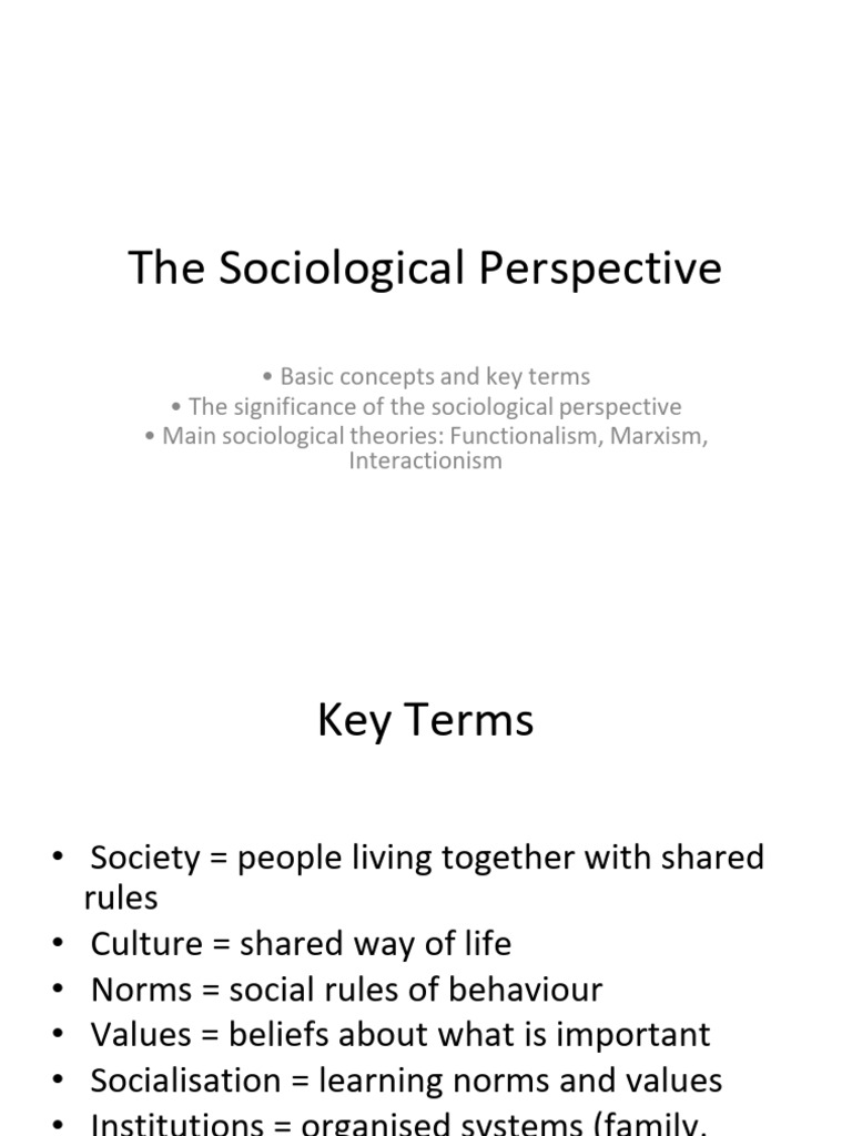 Understanding Sociological Theories | PDF | Deviance (Sociology ...
