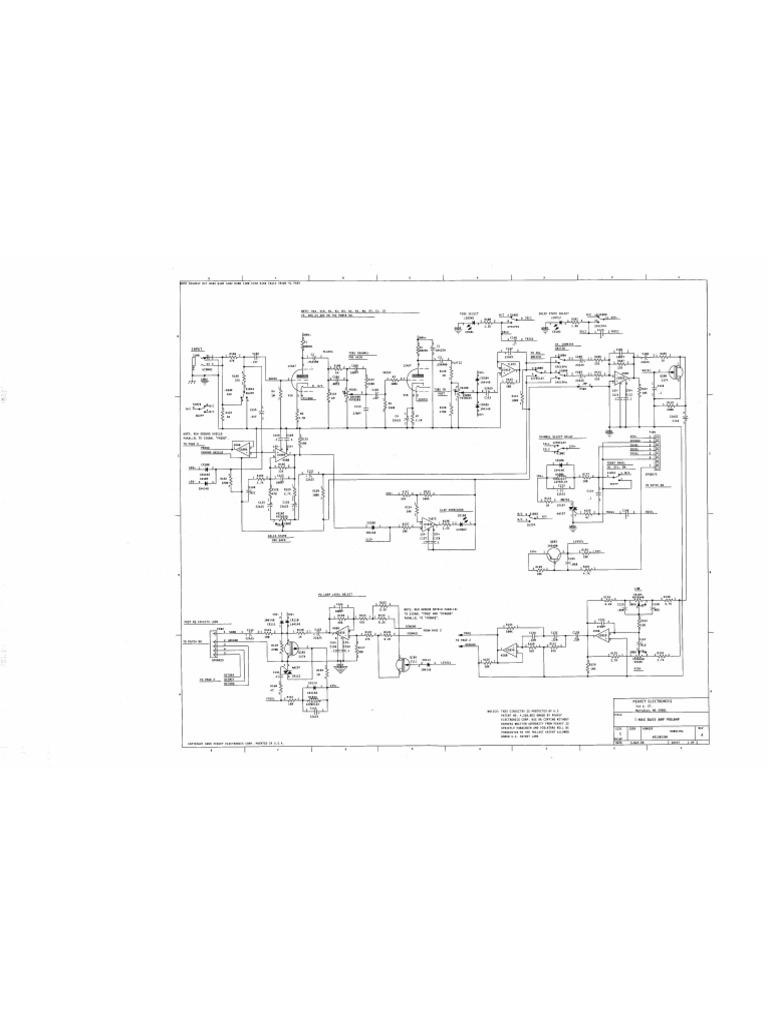 Peavey T Max Bass Schematics | PDF