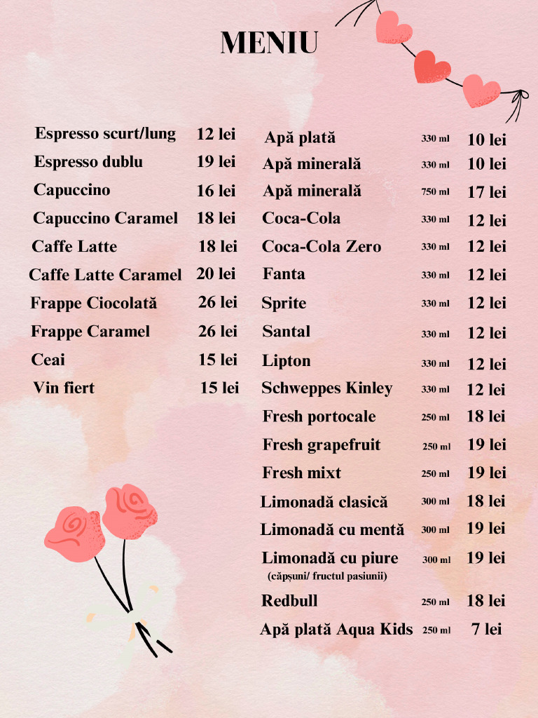 Meniu Bar Licurici Land PDF | PDF