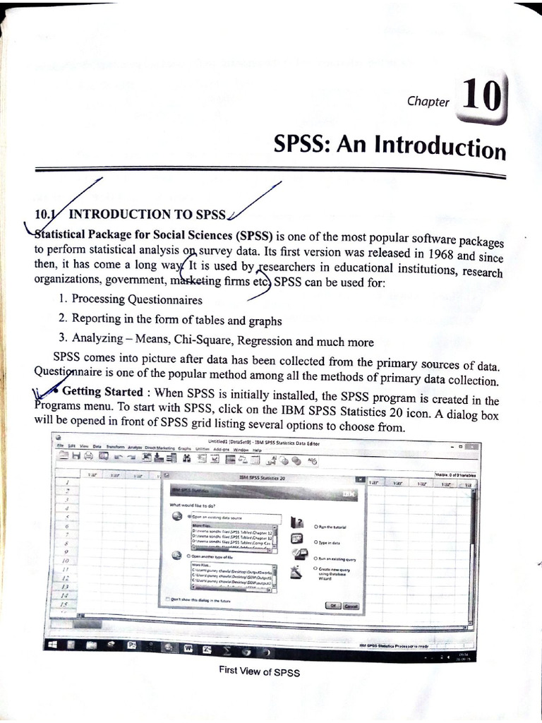 CH 10 SPSS - An Introduction | PDF
