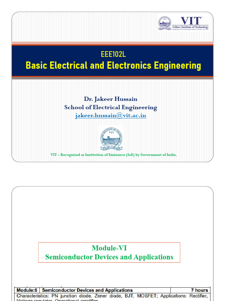 Semiconductor Devices Overview | PDF | P–N Junction | Semiconductors