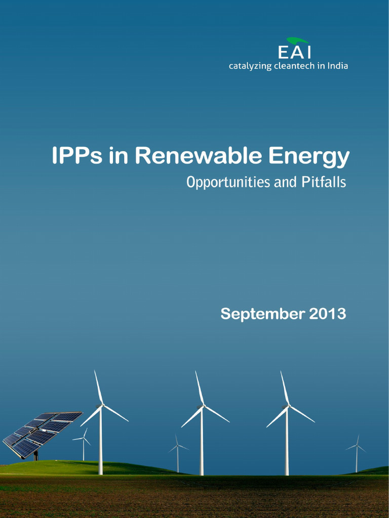 IPPs in Renewable Energy Opportunities and Pitfalls | PDF ...