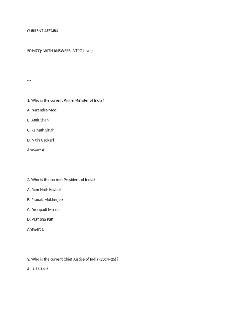 CURRENT AFFAIRS-WPS Office | PDF | Economy Of India | Government Of India