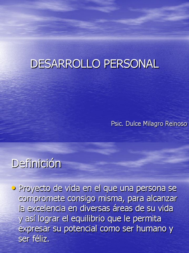 Claves del Desarrollo Personal y Aprendizaje | PDF | Crecimiento ...