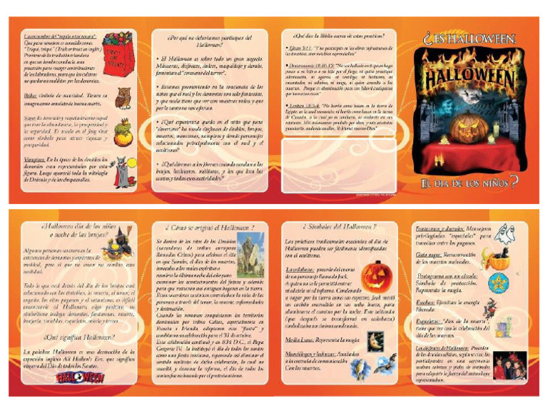 Volante o Tratadito Kids No Al Halloween | PDF