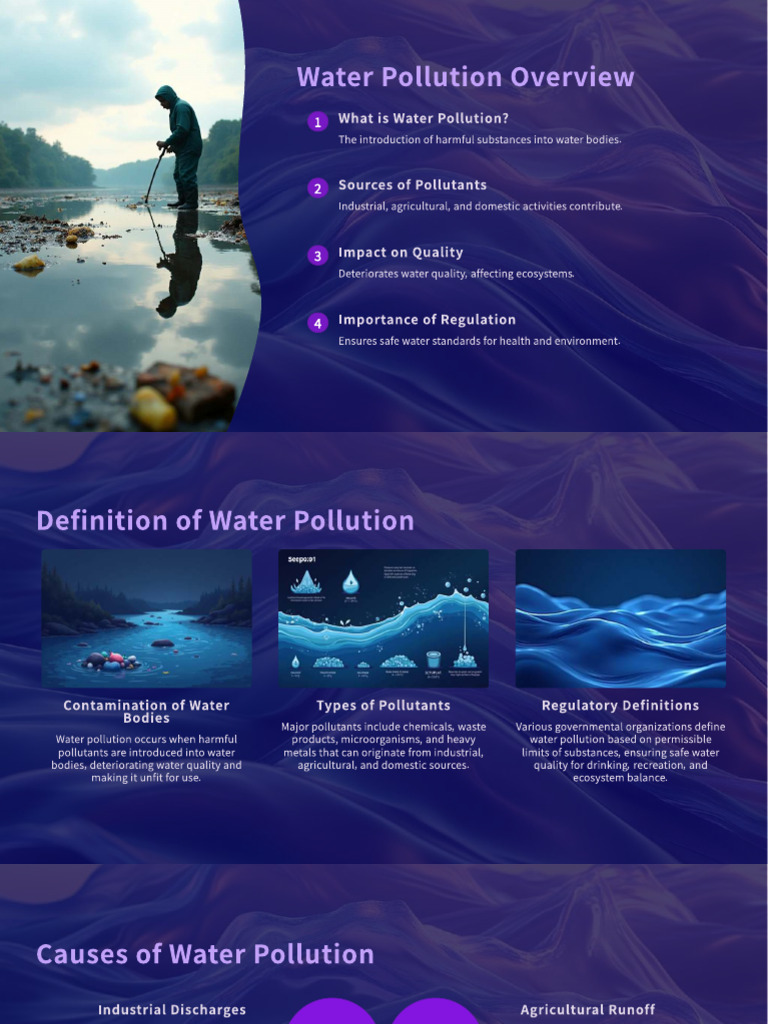 Water Pollution Causes and Solutions | PDF | Water Pollution ...