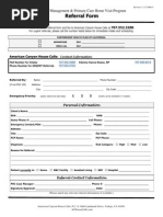 Home Health Services Referral Form | PDF | Health Care | Primary Care