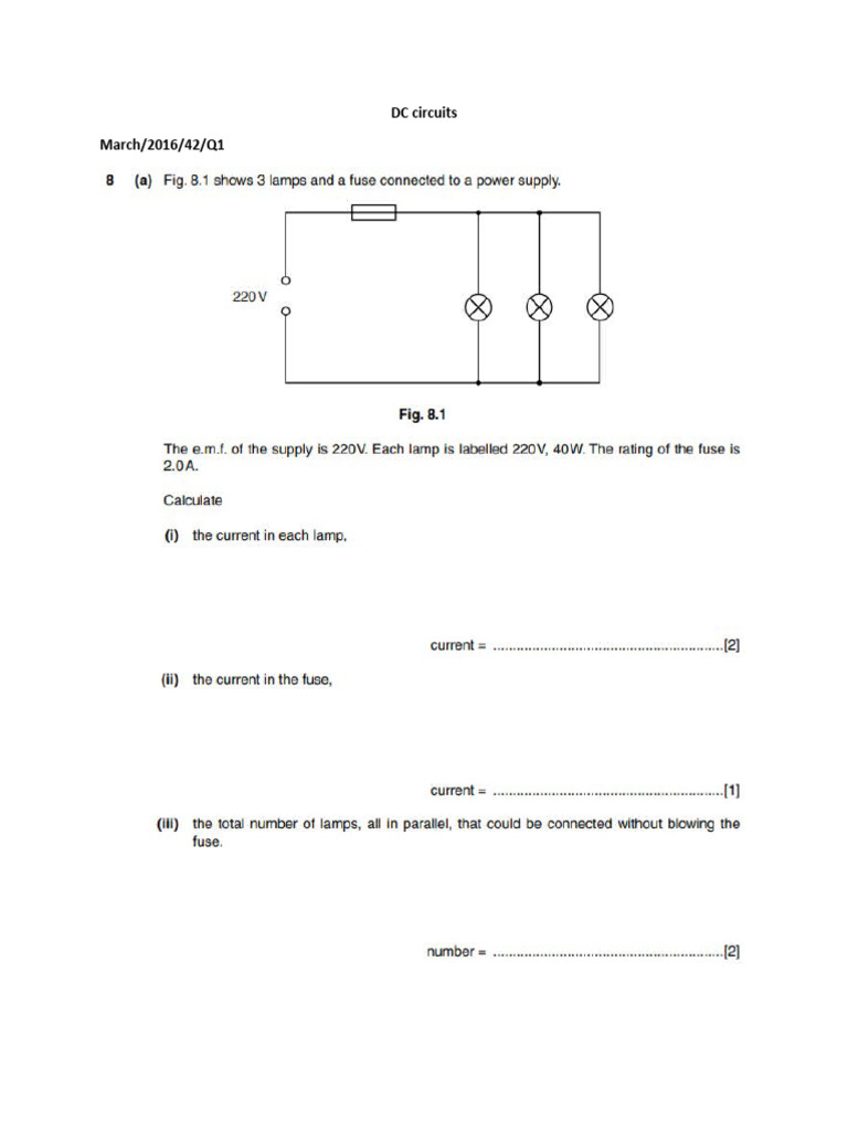 DC Circuits | PDF