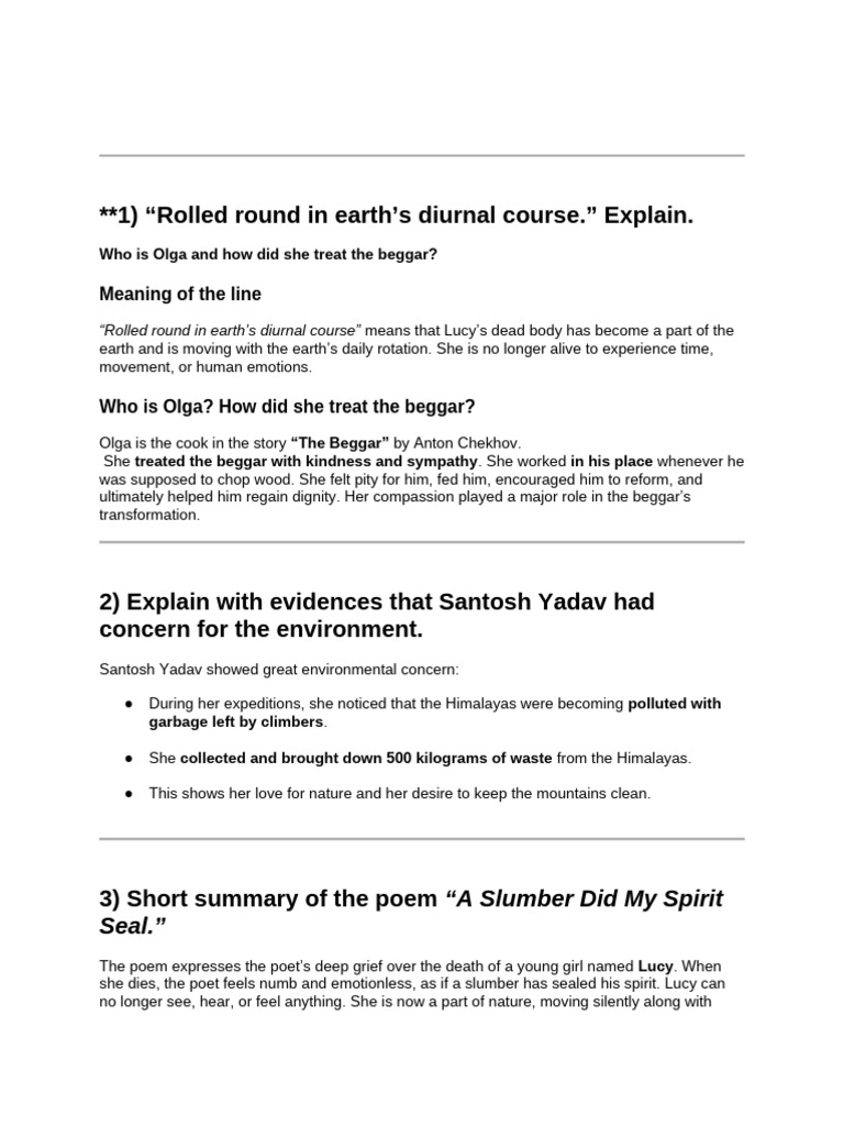 English Notes | PDF